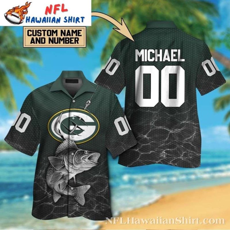 Angler’s Dream Green Bay Packers Hawaiian Shirt – Personalized Fishing ...