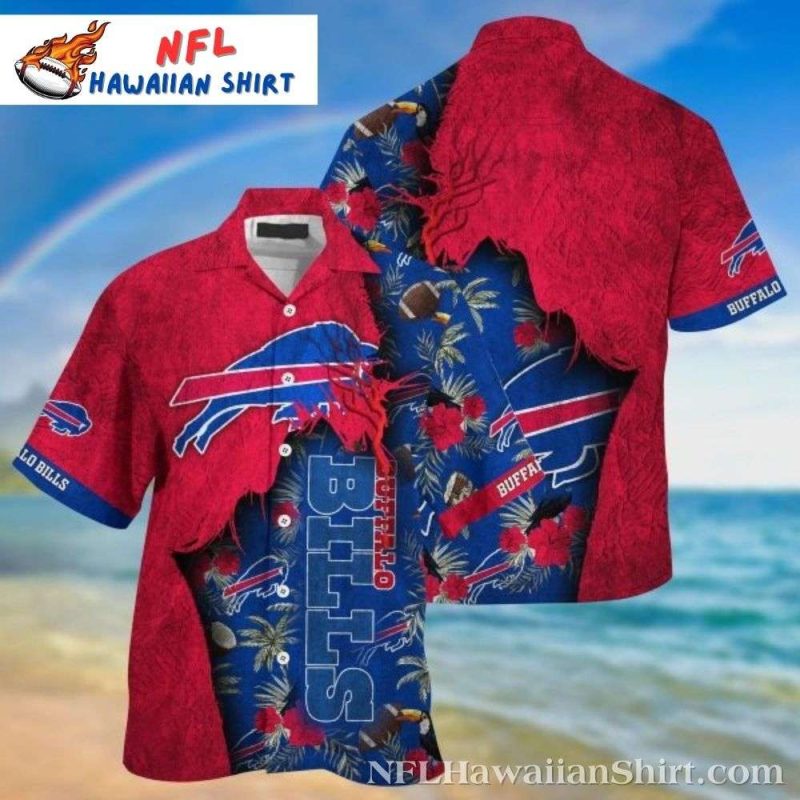 Buffalo Bills Aloha Red Hibiscus Print Hawaiian Shirt - Hot Sale 2025