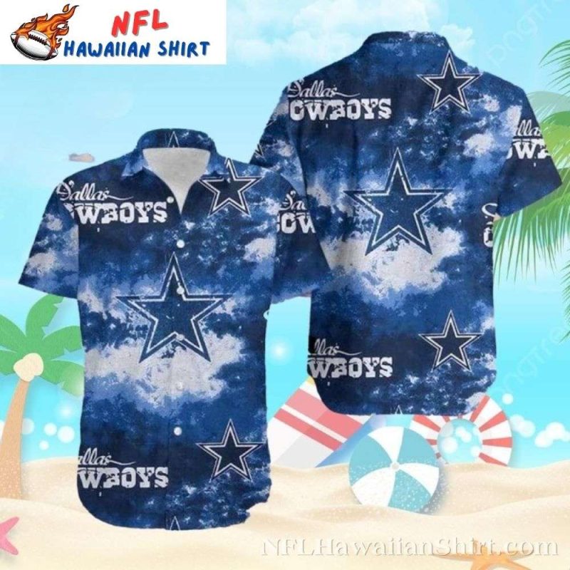 Cowboys Wave Rider Navy Blue Hawaiian Shirt - Hot Sale 2025