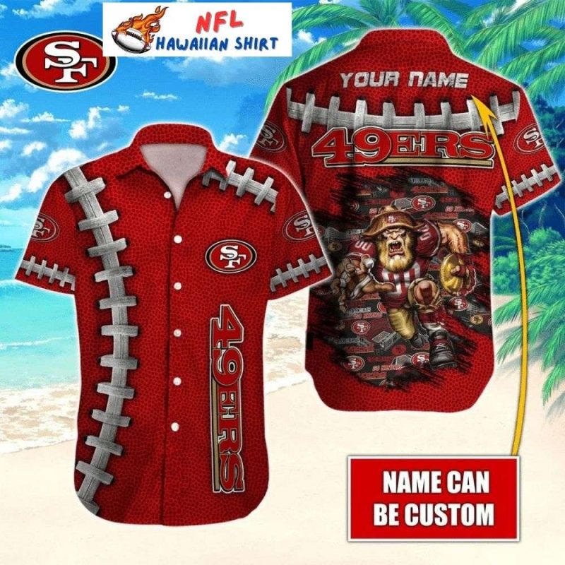 Gridiron Glory 49ers Customizable Jersey Hawaiian Shirt - Hot Sale 2026