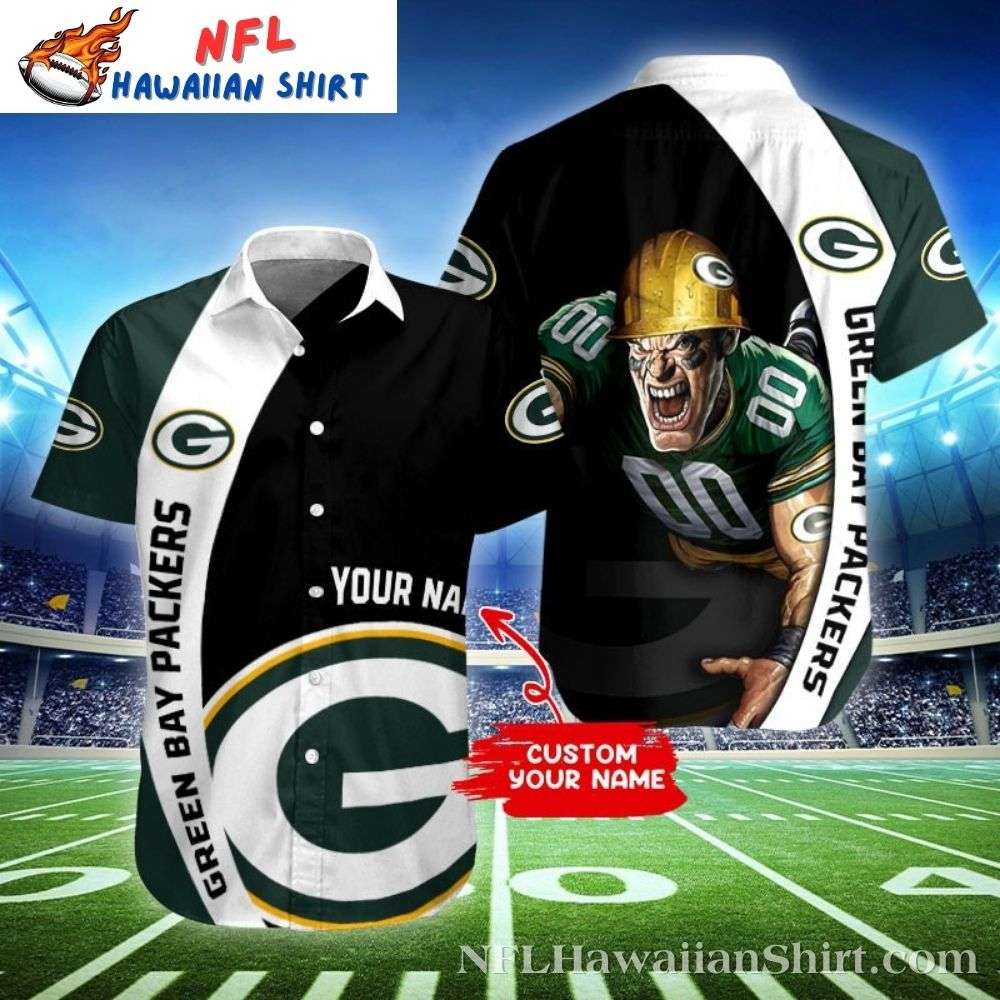 Gridiron Glory Green Bay Packers Hawaiian Shirt – Customizable Fan ...