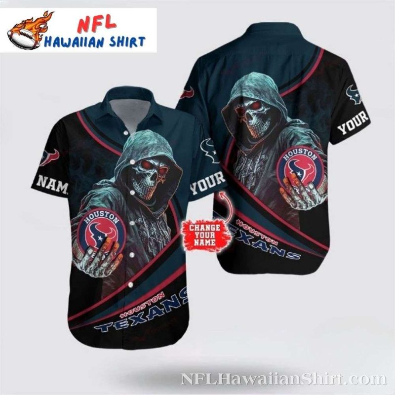 Grim Defender Houston Texans Hawaiian Shirt – Spectral Warrior Theme ...