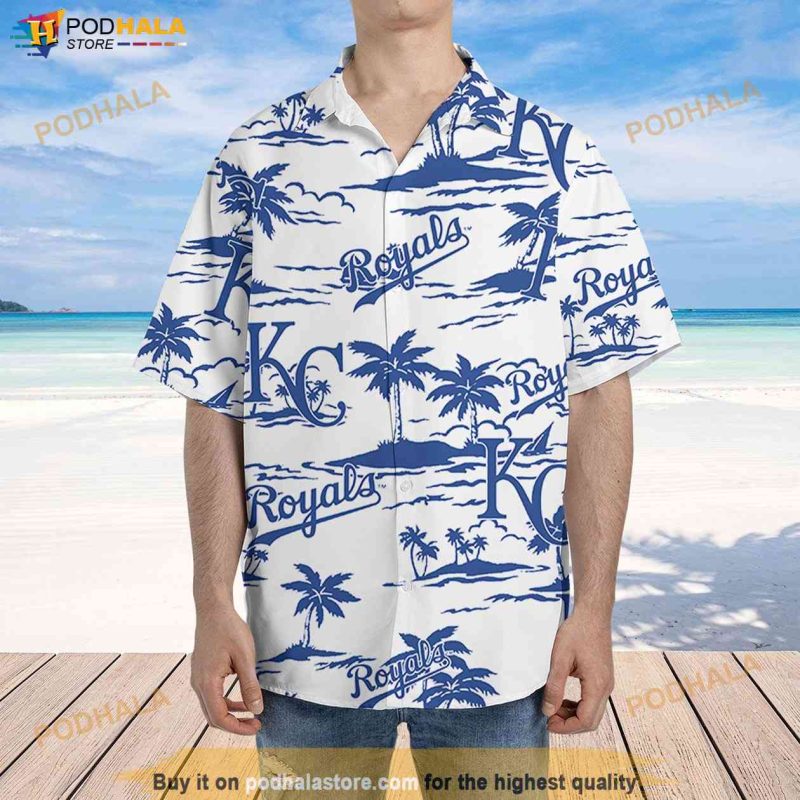 Kansas City Royals Hawaiian Shirt Beach Pattern, Vacation Gift MLB Fans ...