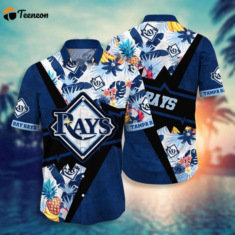 MLB Tampa Bay Rays Hawaiian Shirt Flower Swing Into Sunset For Fans ...