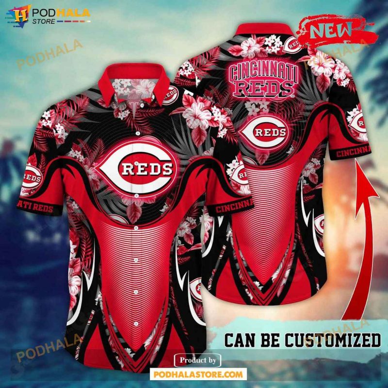 Personalized Cincinnati Reds MLB Flower Summer Baseball Hawaiian Shirt ...