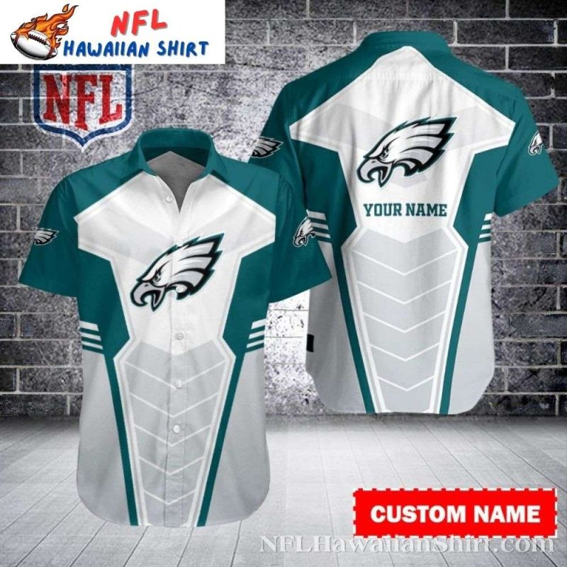 Philadelphia Eagles Aerial Geometry Personalized Aloha Shirt - Hot Sale ...