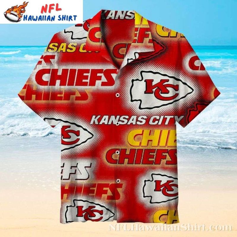 Red Blaze Arrowhead KC Chiefs Men’s Hawaiian Shirt - Hot Sale 2026