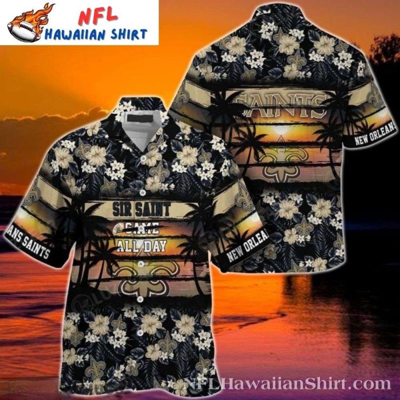 Sir Saint Game All Day New Orleans Saints Hawaiian Shirt For Men - Hot ...