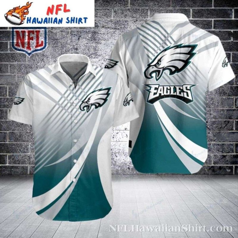 Sleek Diagonal Stripe Philadelphia Eagles Aloha Shirt - Hot Sale 2026