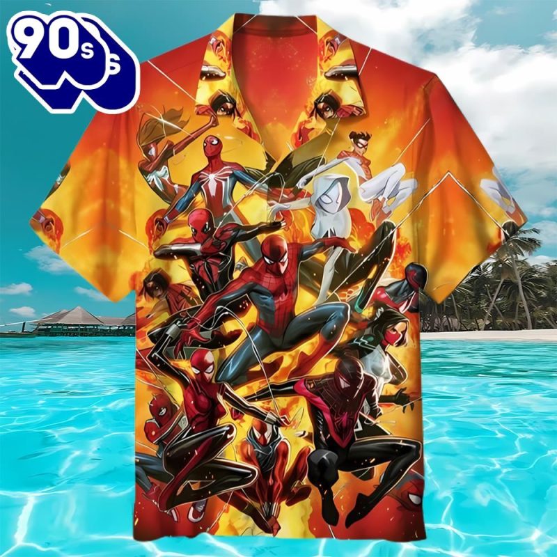 Spider Man Super Hero Unisex Hawaiian Shirt - Hot Sale 2025