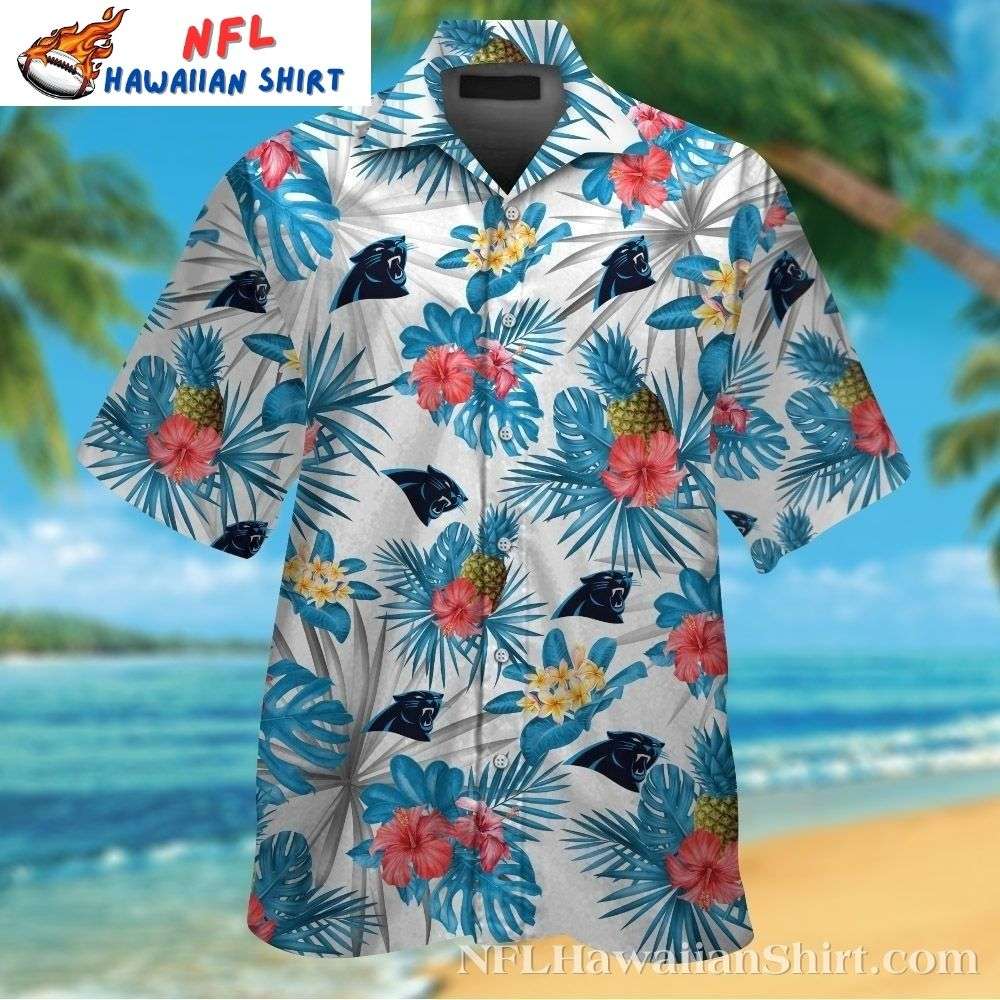 Summer Pineapple Panthers Hawaiian Shirt – Carolina Festive Floral ...
