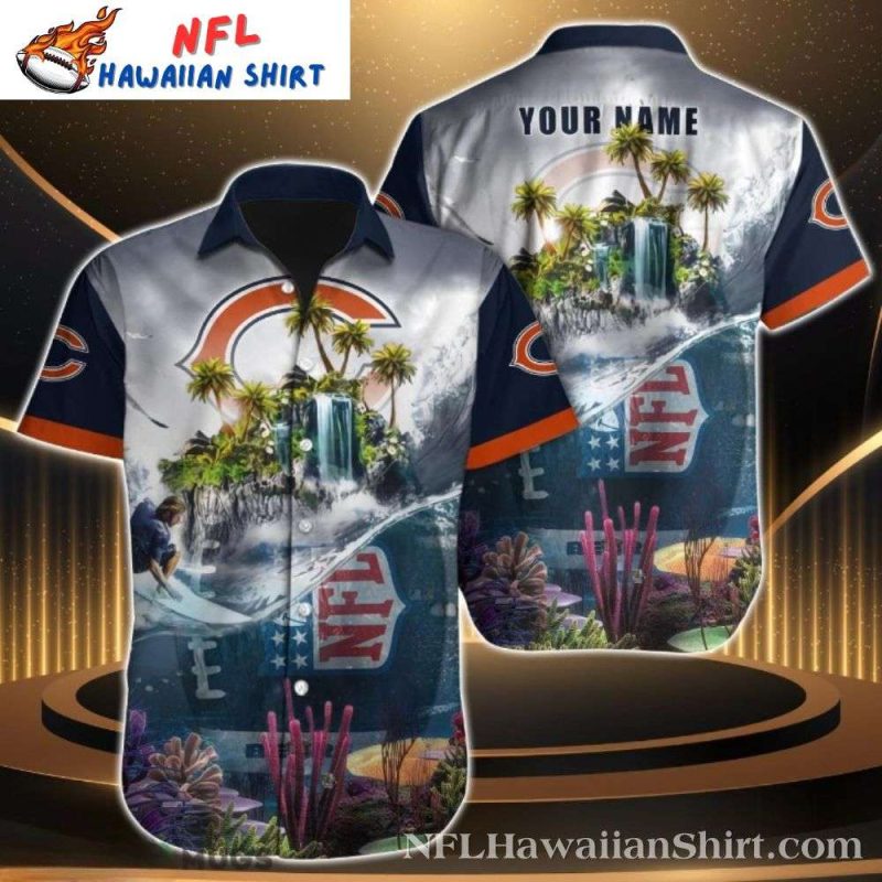 Tropical Island NFL Chicago Bears Game Day Hawaiian Shirt - Hot Sale 2026