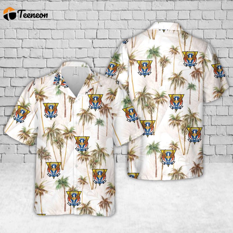US Navy Carrier Air Wing One (CVW-1) Hawaiian Shirt Gift for Dad Father ...
