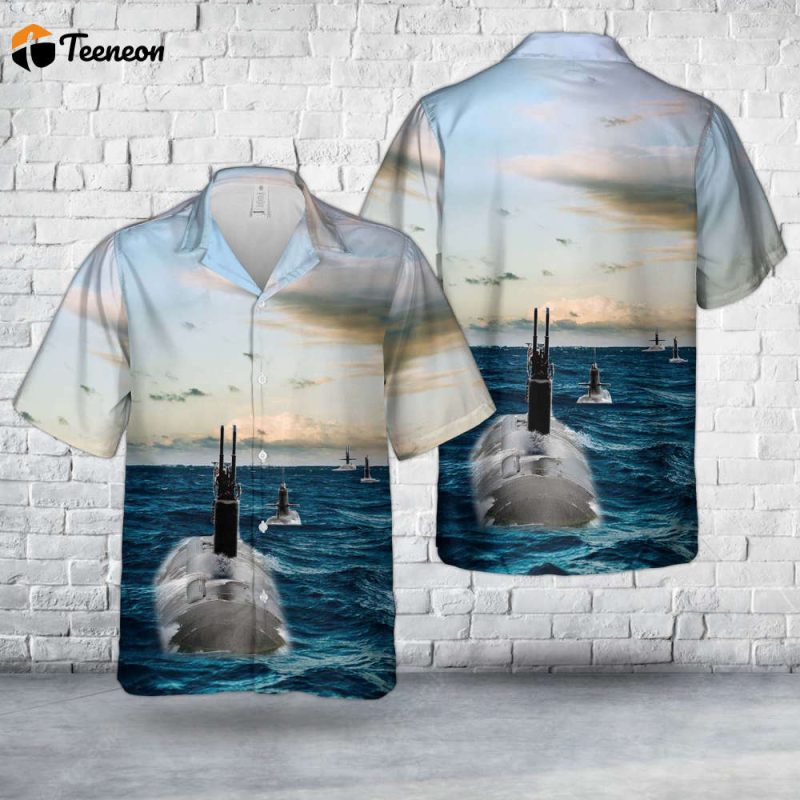 US Navy Submarine Bubblehead Hawaiian Shirt Gift for Dad Father Days ...