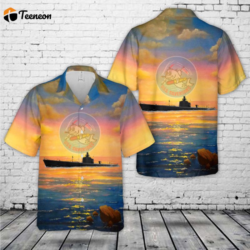US Navy USS Silversides (SS-236) Gato-class submarine In WWII Hawaiian ...