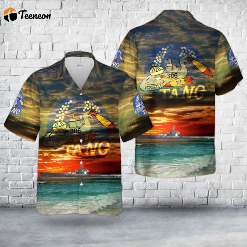 US Navy USS Tang (SS-306) Balao-class submarine In WWII Hawaiian Shirt ...